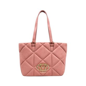 Love Moschino Femme, Sacs, Rose, Taille: ONE Size Sac &agrave; main en cuir su&eacute;d&eacute;