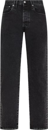 Cycle jean à coupe cinq poches - Noir