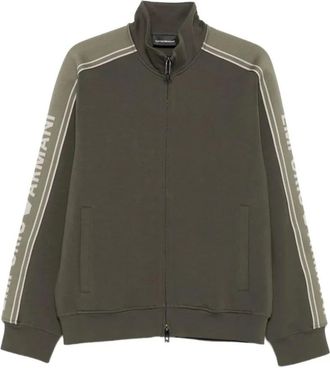 Emporio Armani Homme, Sweatshirts et sweats &agrave; capuche, Vert, Taille: XL Knit Sweater