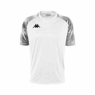 Kappa Herren Daverno t-Shirt, weiß, XL