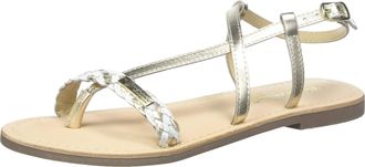 Les Tropeziennes Damen Durchmesser: Sandale, Weißgold, 36 EU