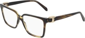 Ferragamo SF3059 323 KHAKI HORN 56/14/145 Lunettes pour femme