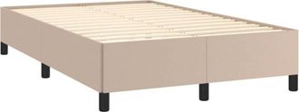 vidaXL Vidaxl - Cadre de lit sans matelas cappuccino 120x190 cm similicuir