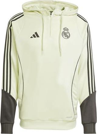 adidas Performance Real Madrid Sweat &agrave; capuche dentra&icirc;nement pour homme, vert, M