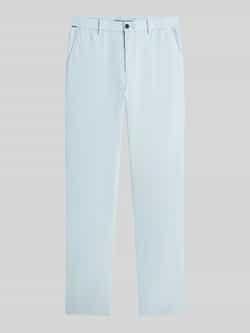 Tommy Hilfiger Regular Fit Leinenhose mit Logo-Stitching Modell Denton