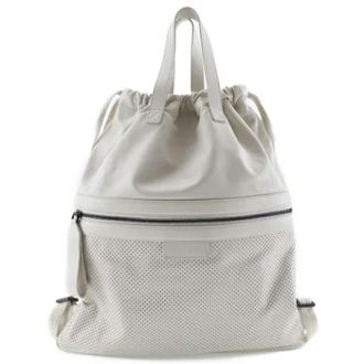 Bottega Veneta Pre-owned Leder Schultertasche - - Pre-owned - Damen - Wei&szlig; - ONE SIZE