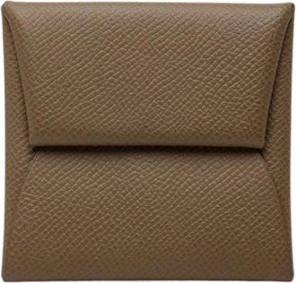 Herm&egrave;s Porte-monnaie Bastia Pre-owned - Femme - Pre-owned - Brun - Taille: ONE Size
