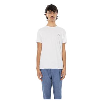 Lacoste Homme, Tops, Blanc, Taille: XL T-shirt Regular en Coton Pima