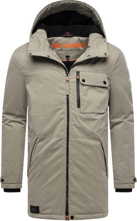 Stone Harbor Herren Winterparka Fintaan mit Fleecefutter & 2-Wege-Rei&szlig;verschluss