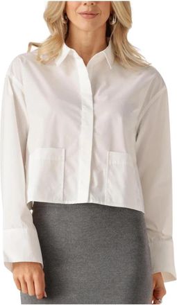 Y.A.S Wei&szlig;e Kurzarmbluse f&uuml;r Frauen - - Blouses & Shirts - Damen - Wei&szlig; - XL