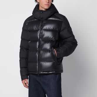 Moncler Kurze Maya Daunenjacke in Schwarz