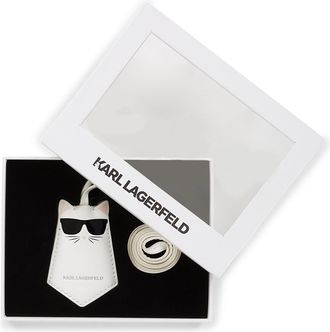 Karl Lagerfeld Schl&uuml;sselanh&auml;nger Ikon Choupette Schl&uuml;sselring zum Umh&auml;ngen