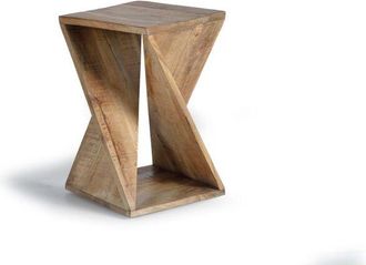 Décoration d'Autrefois Decoration D Autrefois - Tabouret en bois de manguier