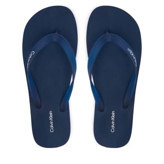 Calvin Klein Zehentrenner Calvin Klein Logo Strap HM0HM02105 Dunkelblau