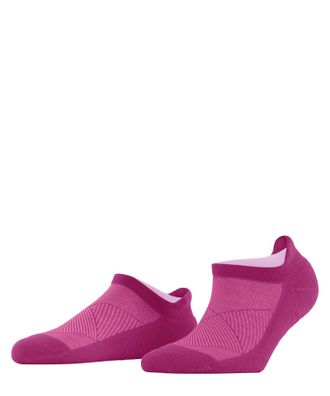 Burlington Damen Sneakersocken Athleisure W SN weich atmungsaktiv schnelltrocknend kurz einfarbig 1 Paar, Rot (Priemel 8551), 35-38