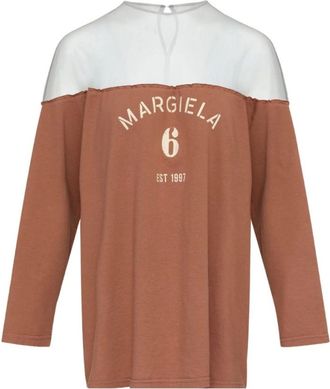 Maison Margiela Femme, Sweatshirts et sweats &agrave; capuche, Brun, Taille: 38 FR SweaT-shirt