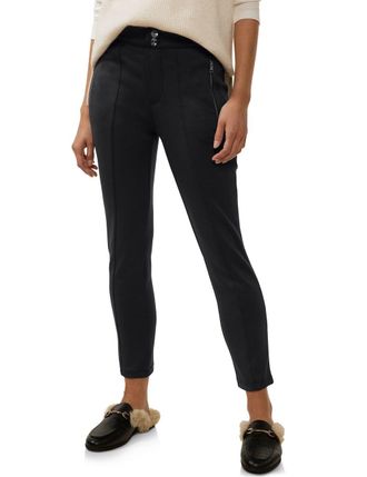 Street One Damen A376787 Hose, Black, 36W x 30L