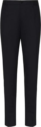 Dolce & Gabbana Homme, Pantalons, Noir, Taille: 2XL Pantalon Noir avec Fermeture Éclair