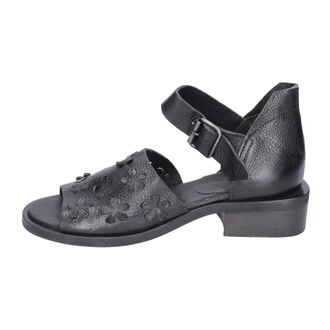 Moma Vintage Ledersandalen - - Shoes - Damen - Schwarzk - 37 EU
