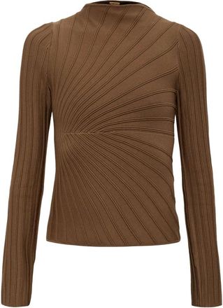 Cult Gaia Top Paulette - Femme - Pulls - Brun - Taille: 36 FR