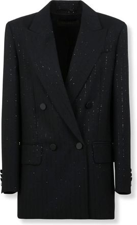 Max Mara Femme, Vestes, Noir, Taille: 40 FR Appia Blazer