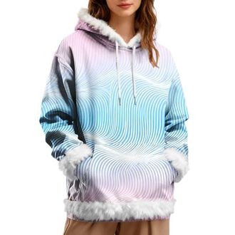 Generic Sweat &agrave; capuche &agrave; manches longues pour femme | Motif coeur Festival Wear Sweat &agrave; capuche pour femme Coupe r&eacute;guli&egrave;re, PK3., 3XL
