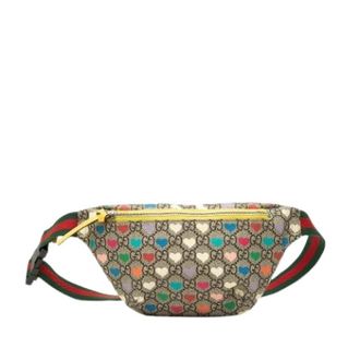 Gucci Pre-owned Bedruckte beschichtete Canvas G&uuml;rteltasche - - Pre-owned - Damen - Beige - ONE SIZE