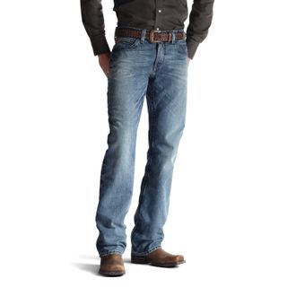 Ariat Herren M4 Low Rise Boot Cut Jeans, Scoundrel, 30W / 32L