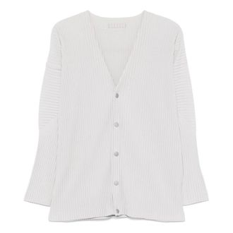 Issey Miyake Herren, Strickwaren, Grau, LGröße