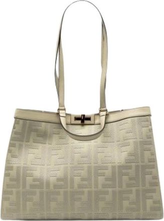 Fendi Damen, Pre-Owned, Beige, ONE SIZEGröße