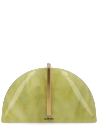 Cult Gaia Womens Clutch Laguna Green Acrylic Bags