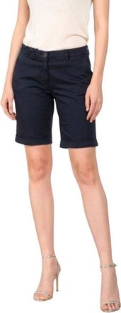Mason's Femme, Shorts, Bleu, Taille: 42 FR New York Chino Bermuda