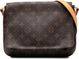 Louis Vuitton Hobo Bags - Monogram Musette Tango Short Strap - Gr. unisize - in Braun - für Damen