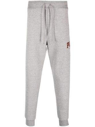 Polo Ralph Lauren pantalon de jogging en jersey &agrave; logo brod&eacute; - Gris