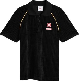 Casablanca Homme, Tops, Noir, Taille: 3XL Polos