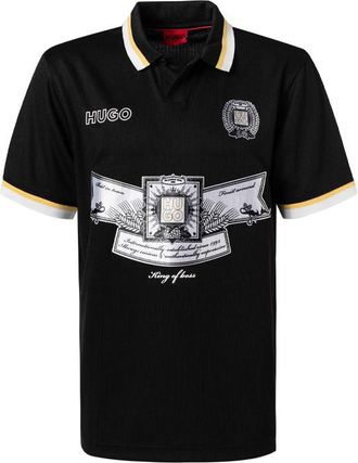 HUGO BOSS Herren Polo-Shirt schwarz