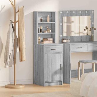 vidaXL vidaXL Haut Armoire Gris Sonoma 40 x 40,5 x 135 cm Bois ding&eacute;nierie