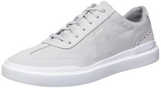 Cole Haan Mens Grandpro Rally Canvas T-Toe Sneakers, Microchip/Optic White, 43.5 EU