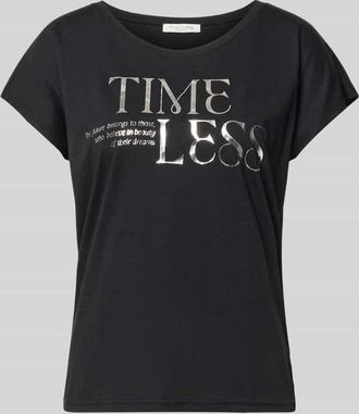 Christian Berg T-Shirt mit Statement-Print und Rundhalsausschnitt