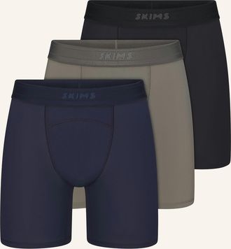 SKIMS Skims 3er-Pack Boxershorts Skims Flexs blau