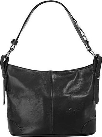 Samantha Look Sac à bandoulière Femme cuir véritable | Fabriqué en Italie, sac à main classique, sac à bandoulière en cuir 017786