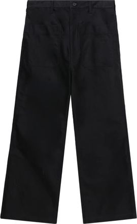 Comme Des Garçons pantalon évasé à boutonnière - Bleu