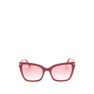 Emporio Armani Femme, Accessoires, Rouge, Taille: ONE Size Square Lunettes de soleil