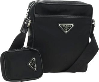 Prada Sac bandouli&egrave;re vintage doccasion - Femme - Pre-owned - Noir - Taille: ONE Size
