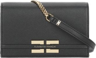 Elisabetta Franchi Femme, Sacs, Noir, Taille: ONE Size Sac bandouli&egrave;re