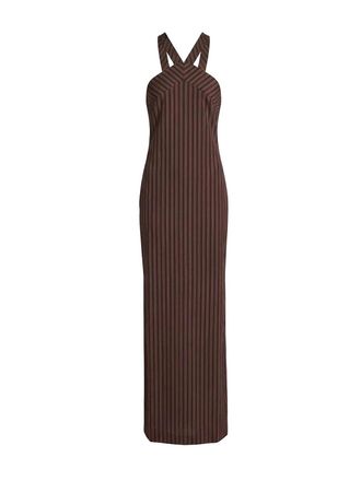 Patrizia Pepe Knielanges Kleid - Braun