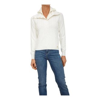 Liu Jo Damen, Strickwaren, Weiß, LGröße