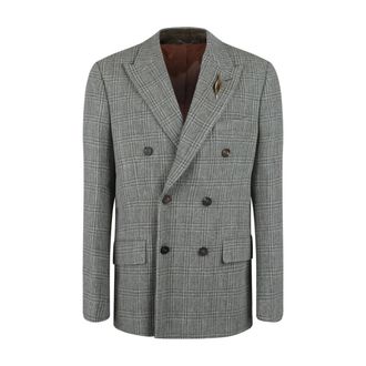 Golden Goose Blazer crois&eacute; - Homme - Vestes - Gris - Taille: M