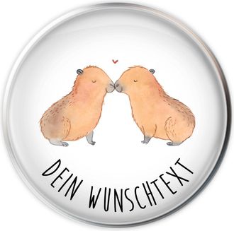 Mr. & Mrs. Panda Abfluss Stopfen Capybara Liebe - Personalisierte Geschenke, Geschenkidee, Stöpsel Waschbecken, Valentinstag, Wunschtext, Selbst Gestalten, Beziehung, 