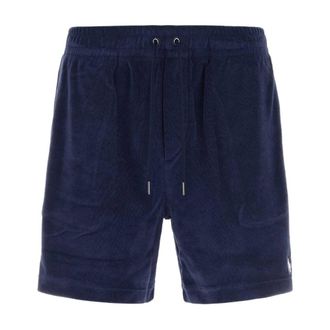 Polo Ralph Lauren Homme, Shorts, Bleu, Taille: XL Terry Fabric Bermuda Shorts